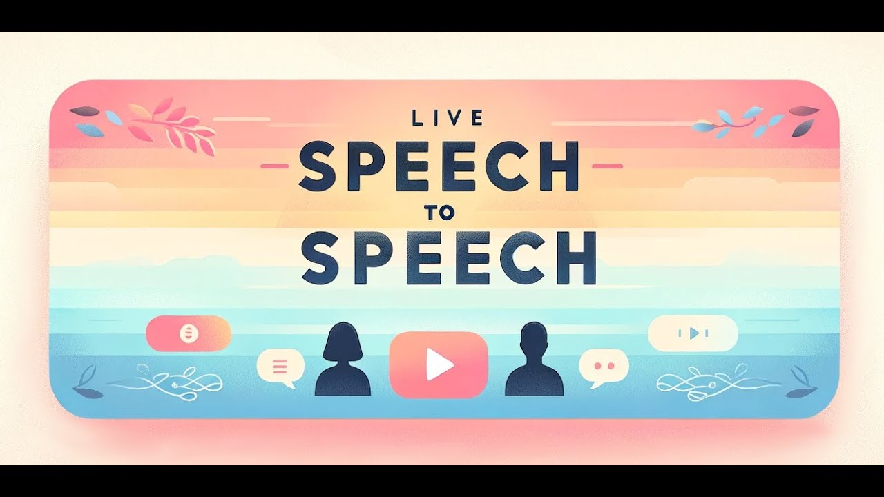 Live Speech to Speech Translation Demo - YouTube