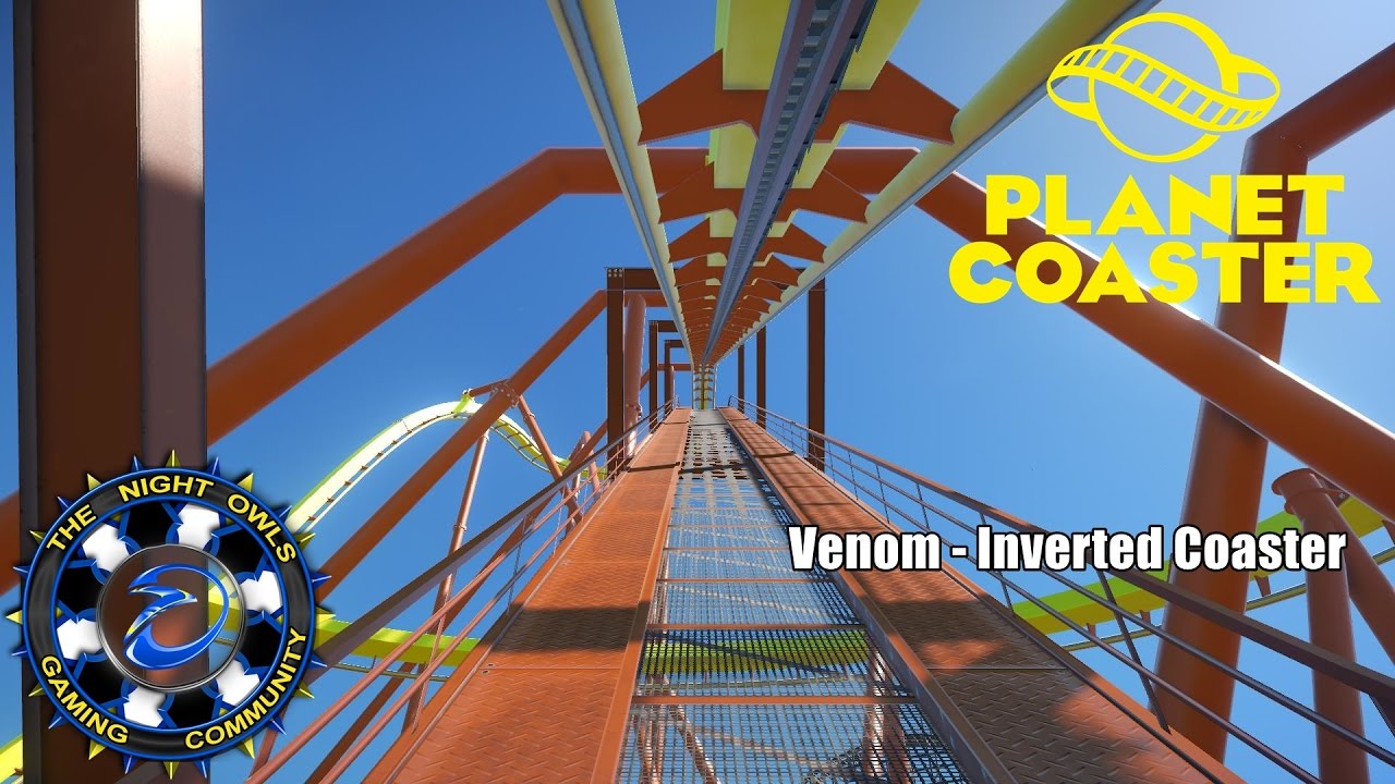 Planet Coaster: Venom Inverted RollerCoaster (Pre-Built) - YouTube