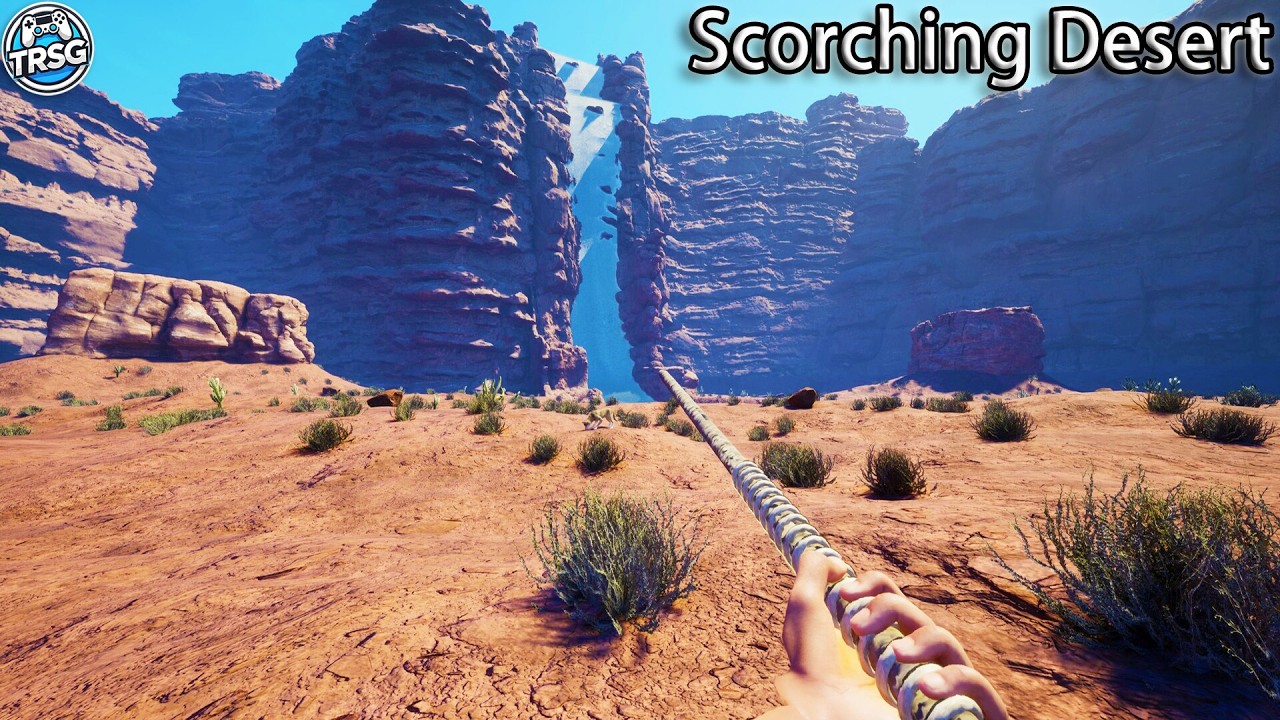 New Open World Desert Survival Game, Trying to Survive Alone in a Hot ...