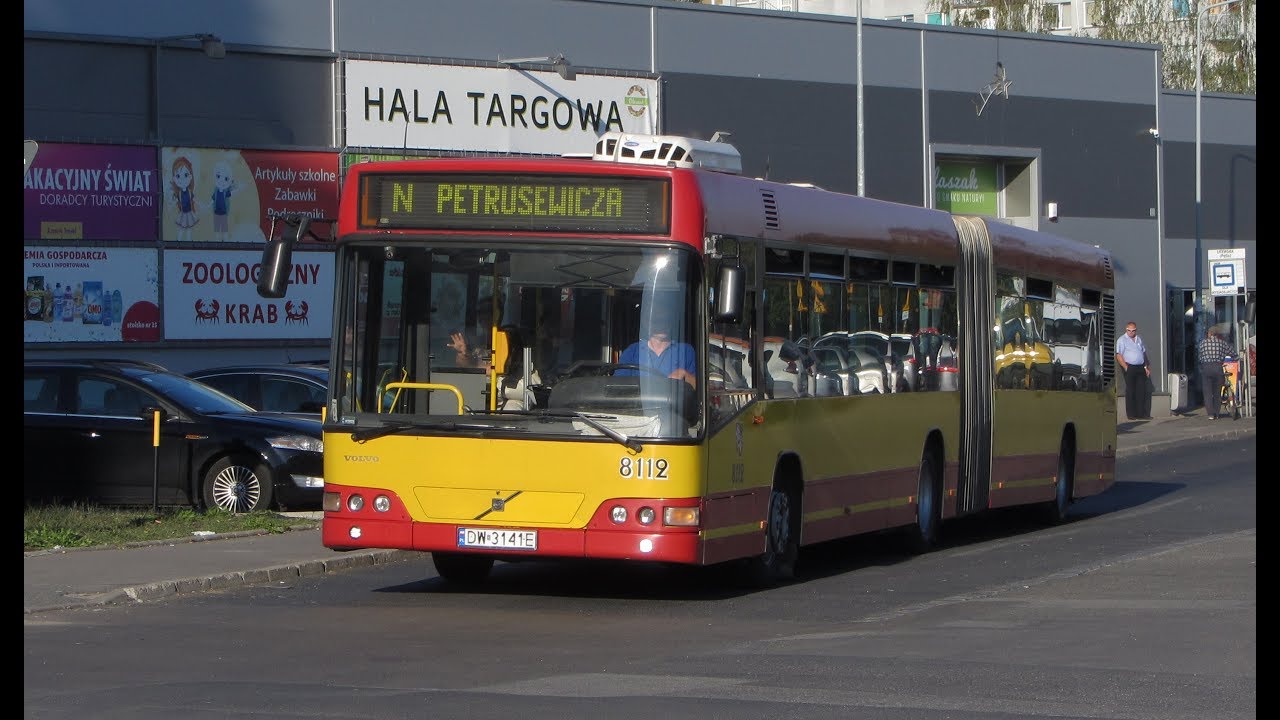 Volvo 7000A #8112 [*] @ MPK Wrocław, 102 - YouTube