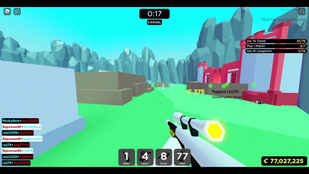 Roblox BIG Paintball How to get UnCamped Using Only a Sniper Rifle in ...