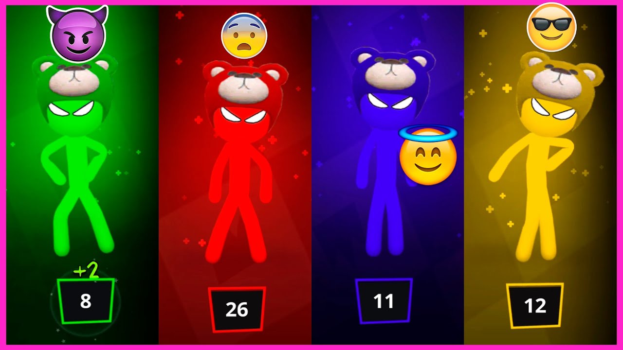 Bears in a Stickman Party Game Video New Update 1234 - YouTube