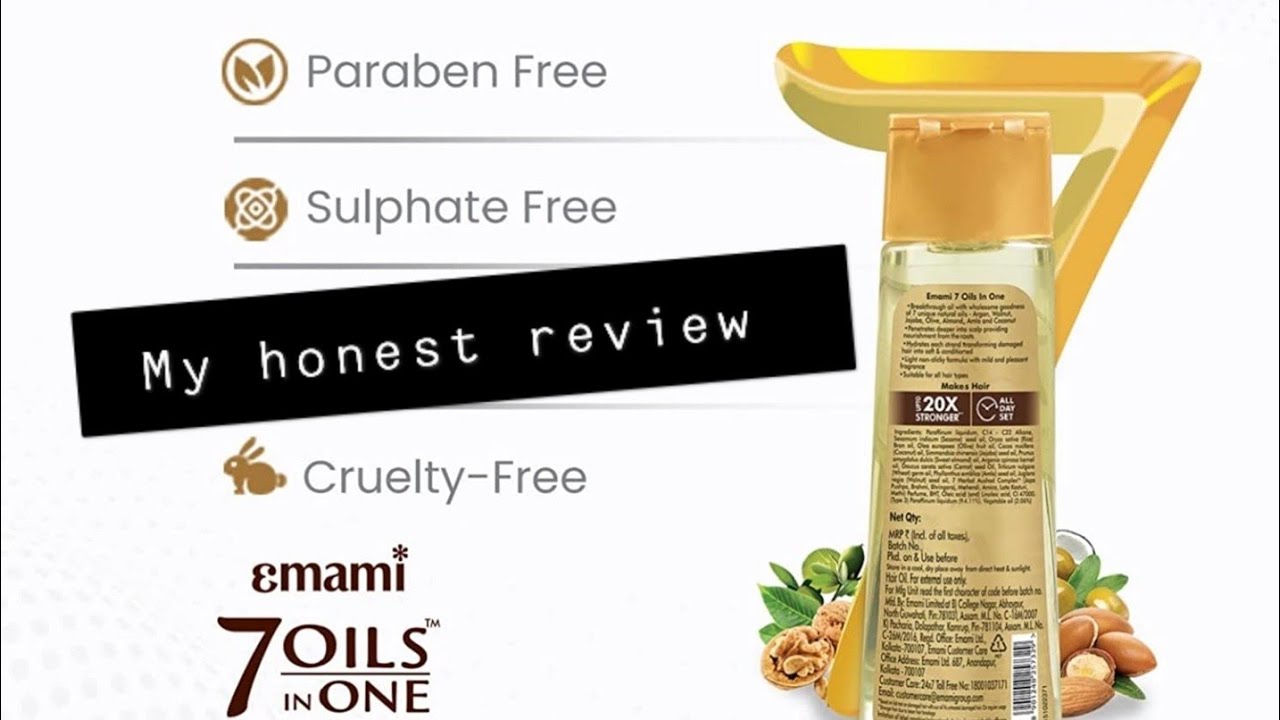 7 OIL IN ONE EMAMI#Hair oil# - YouTube