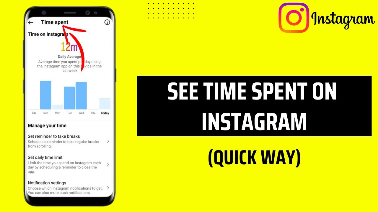 How To See Time Spent On Instagram - YouTube