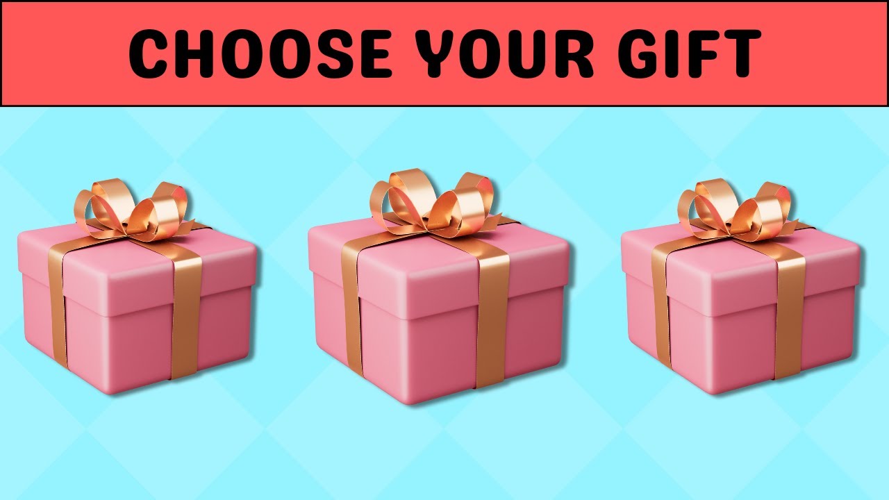 Choose Your Gift Box Challenge! 🎁 - YouTube