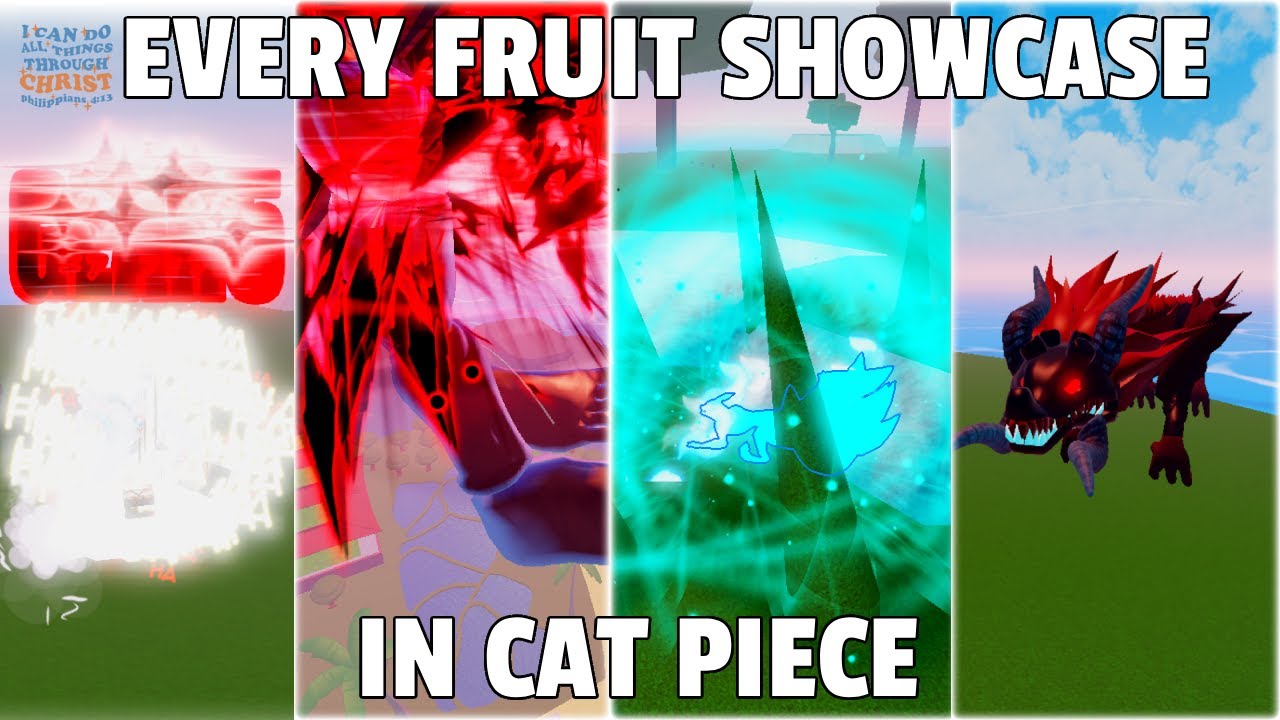Every Fruit SHOWCASE In Cat Piece! - YouTube