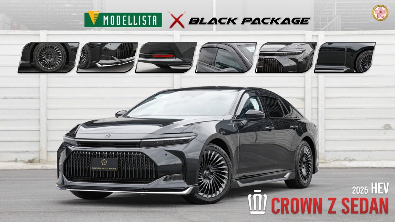 👑Toyota Crown Z Sedan 2025 HEV ความหรูหราที่เหนือกว่าด้วยชุดแต่ง Modellista และ Black Package ...