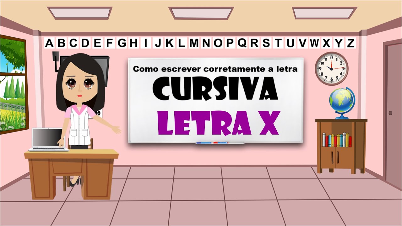 Letra Cursiva - Letra X - YouTube