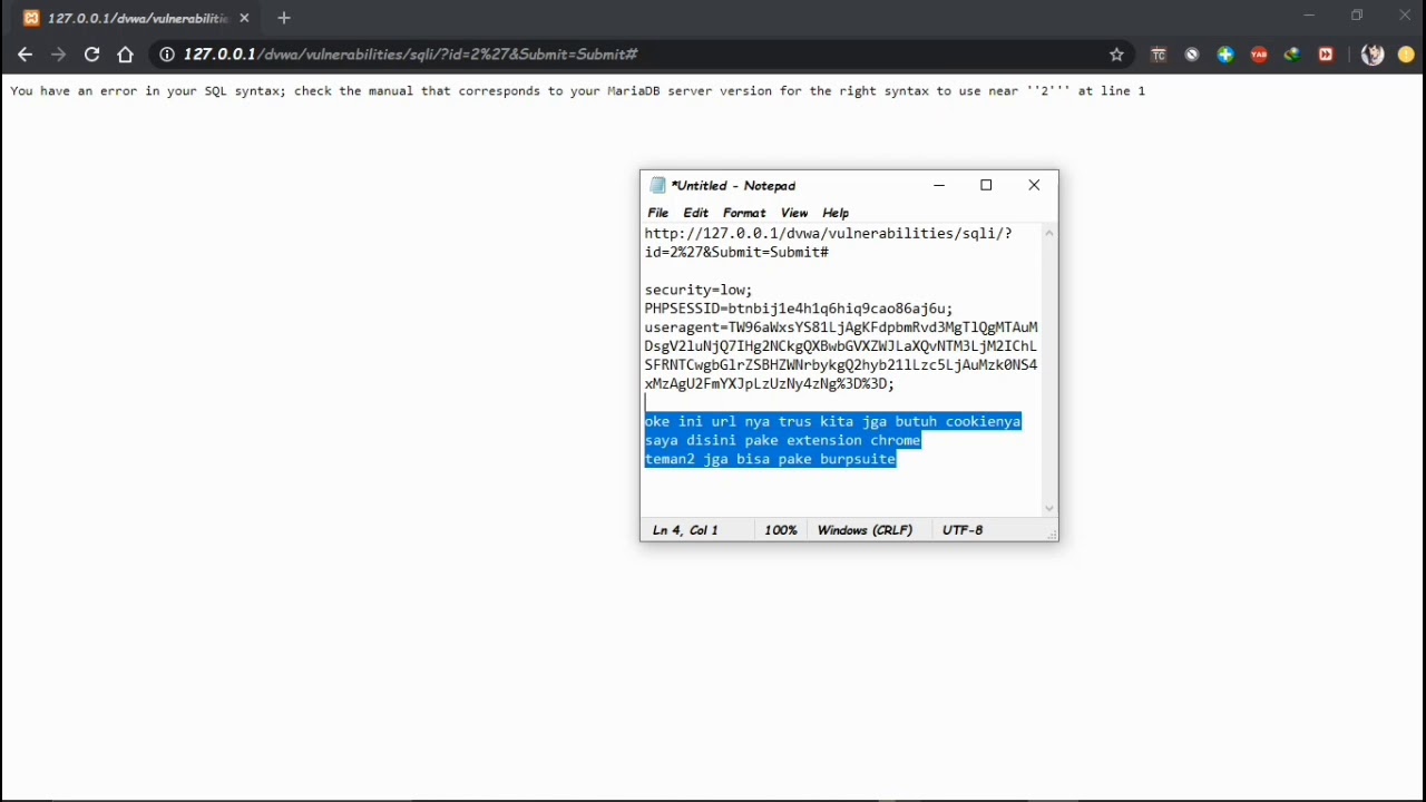 DVWA - SQL Injection With Sqlmap - YouTube