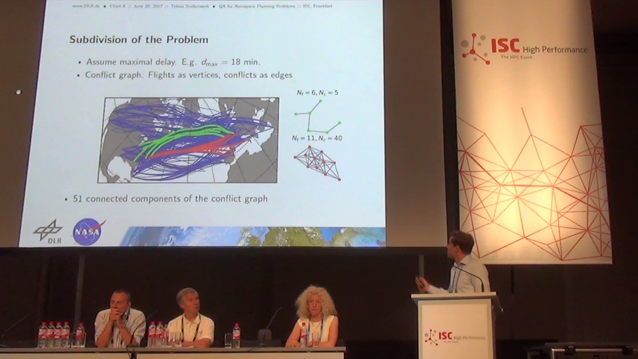 Deconflicting airflights on a D-Wave Quantum computer - YouTube