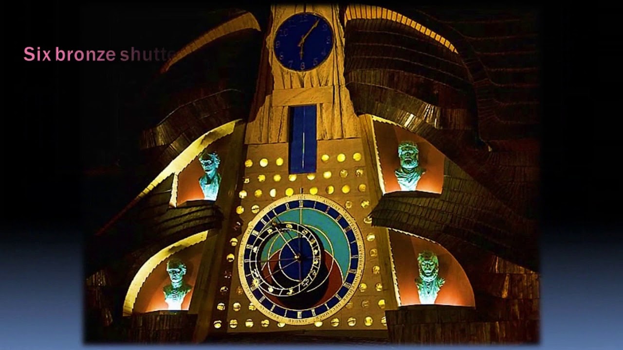 Astronomical Clock in Stará Bystrica, Slovakia Orloj - YouTube