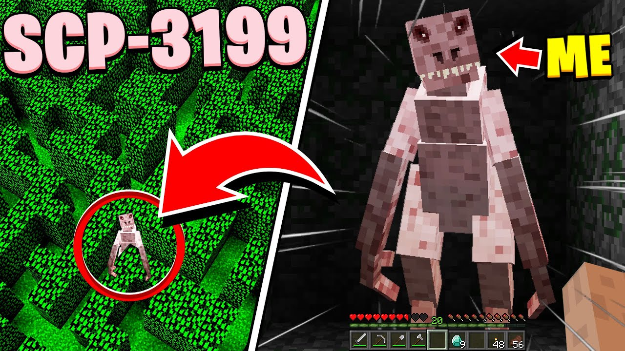 I Became SCP-3199 in a MAZE in MINECRAFT! - Minecraft Trolling Video ...