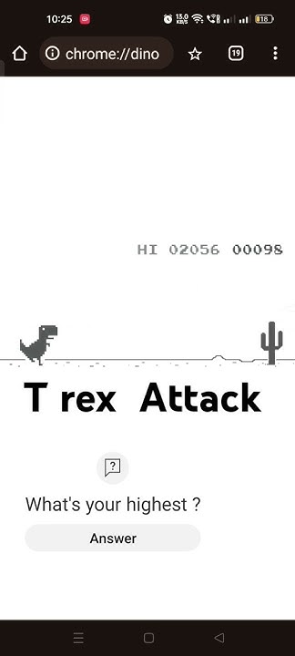 Chrome T-Rex Gameplay #shorts #trex #trending - YouTube