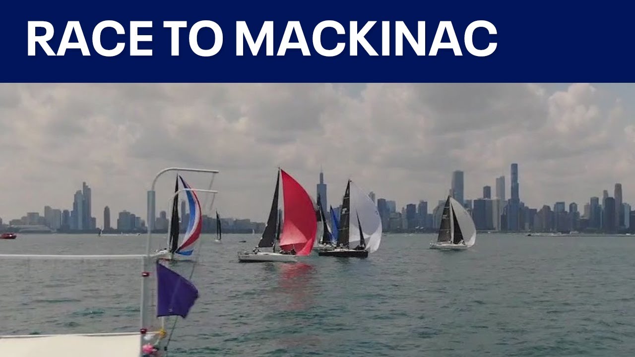 Race to Mackinac sets sail tomorrow on Lake Michigan - YouTube