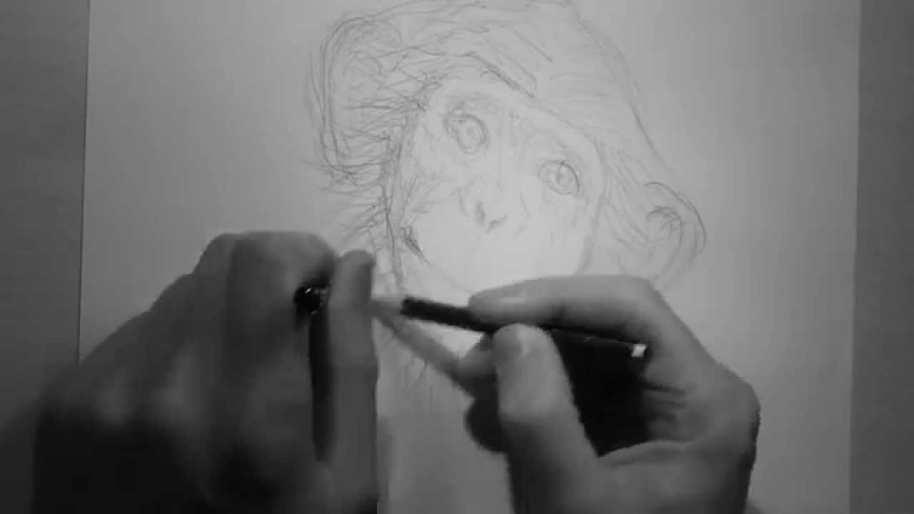 Drawing: Ape (with both hands) - YouTube