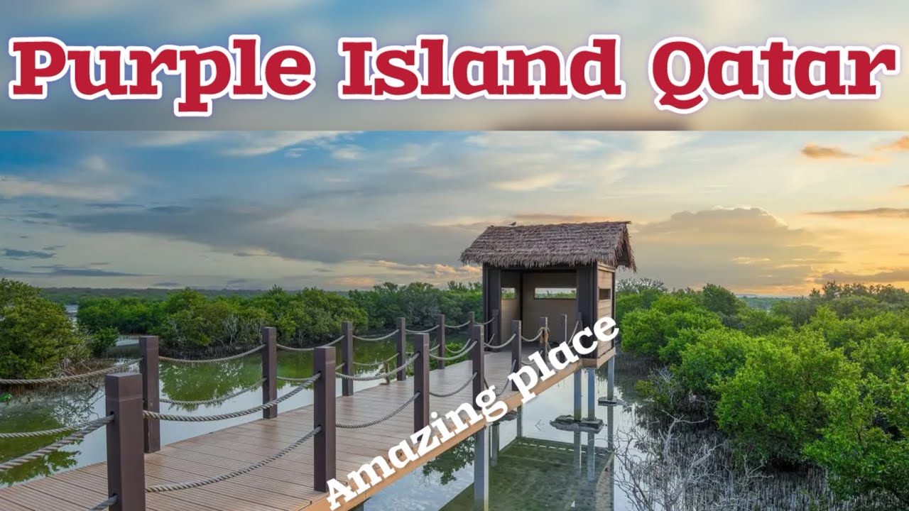 Qatar Tourist place | Purple Island | Qatar Beach | Doha Qatar - YouTube