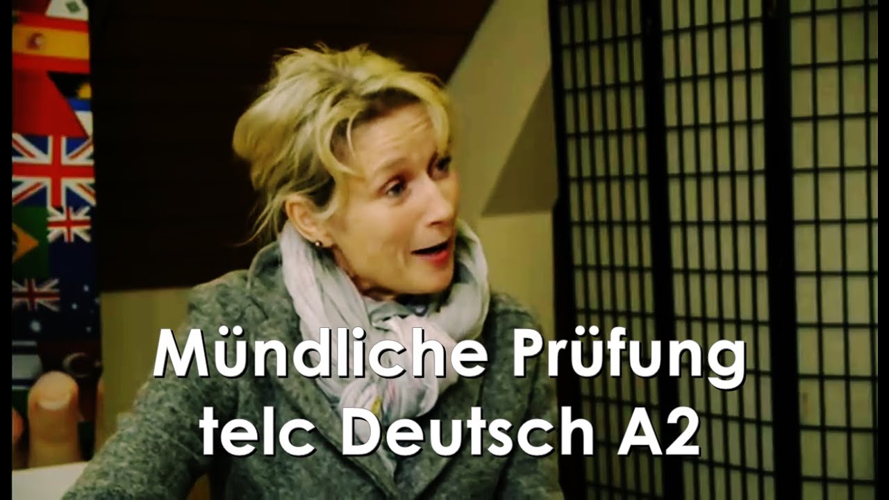 Mündliche Prüfung telc Deutsch A2 - YouTube