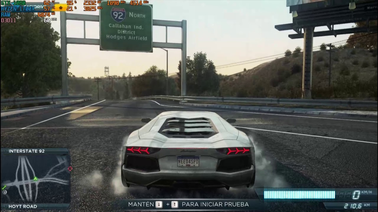 Need for Speed Most Wanted 2012 | GTX 1080 RYZEN 1700X (ULTRA GRAPHICS ...