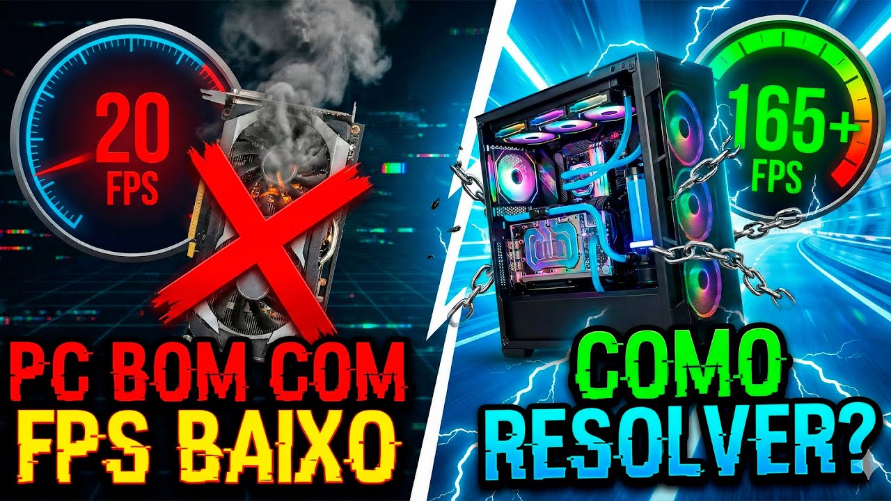 PC BOM rodando a 20 FPS? O Guia DEFINITIVO para RESOLVER e Liberar 165 ...