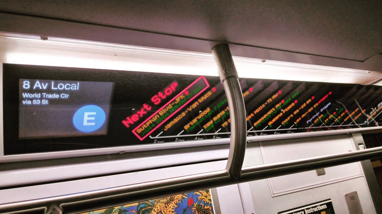 Catherine Cowdery arrival announcement on southbound E to Roosevelt Ave ...