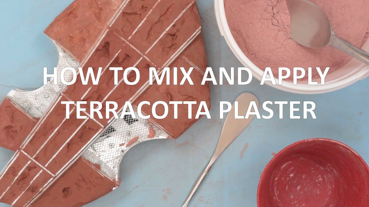 How to Mix and Apply Terracotta Plaster - YouTube