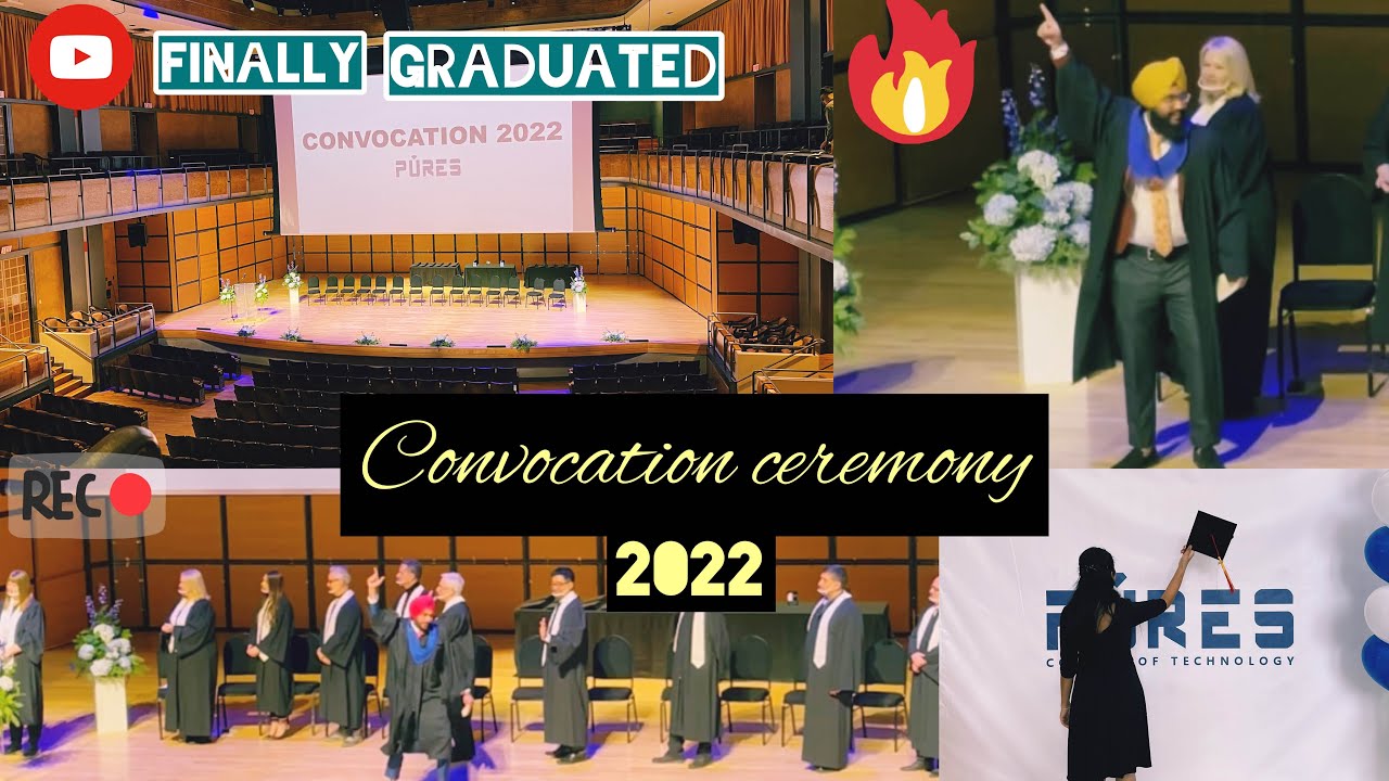 Convocation ceremony 2022- Northern college Pures campus Toronto ON ...