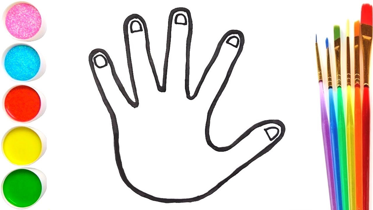Dessin à la main facile étape par étape - comment dessiner une main ...