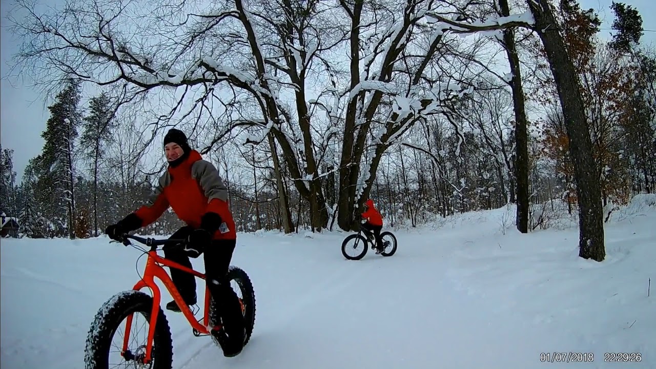 Fat Tire Biking at Crystal Mountain Michigan - YouTube