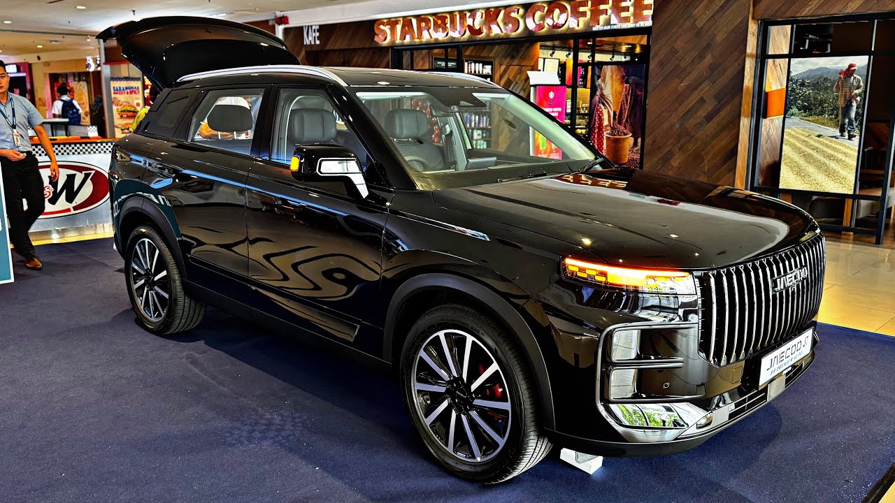 ⚫️ (2024) Jaecoo J7 1.6L Turbo Carbon Crystal Black Color | First Look ...