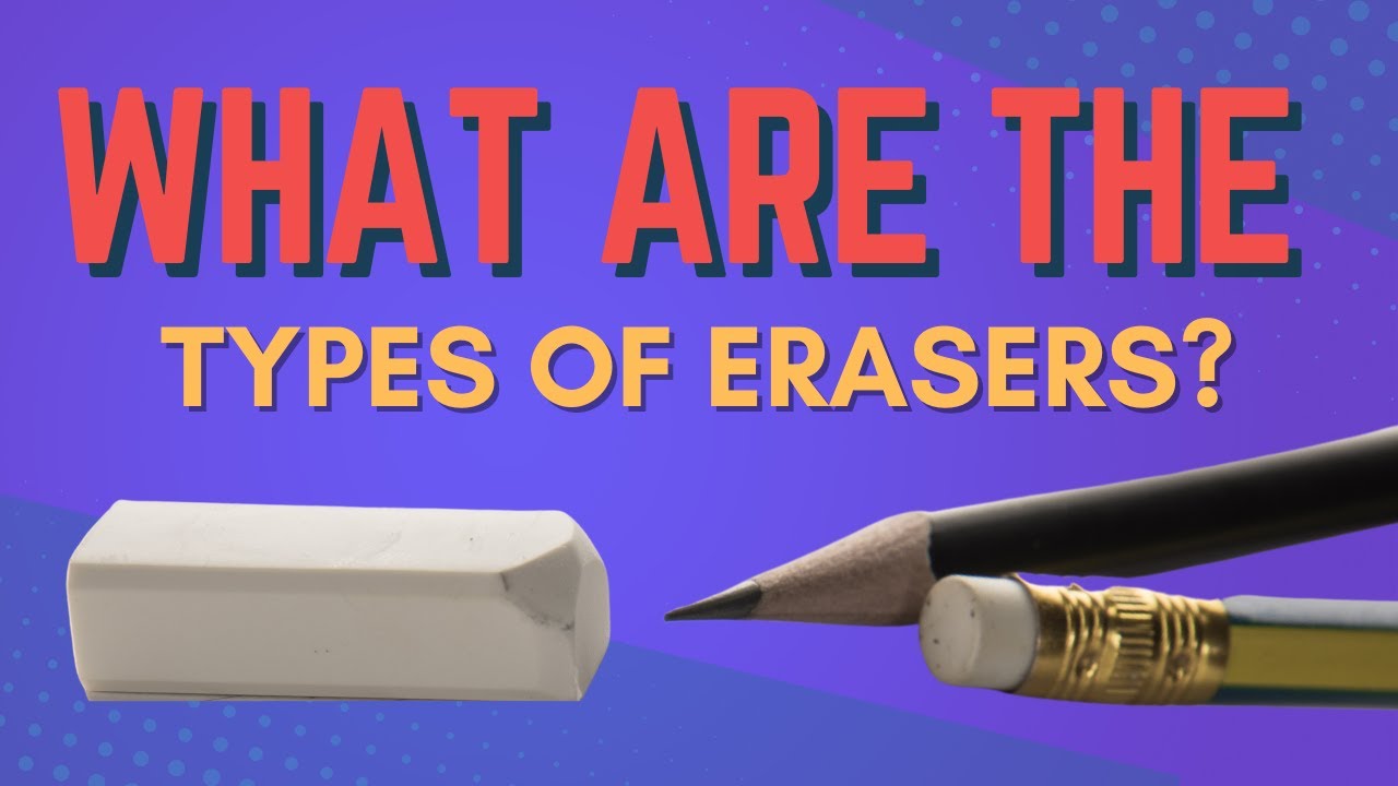 Ninja Art Tip #7 What are the Types of Erasers? - YouTube