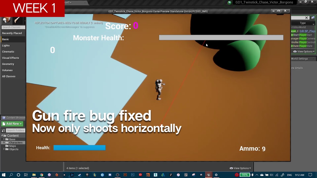 Chase prototype Evolution - Game Design Exam 2020 - YouTube