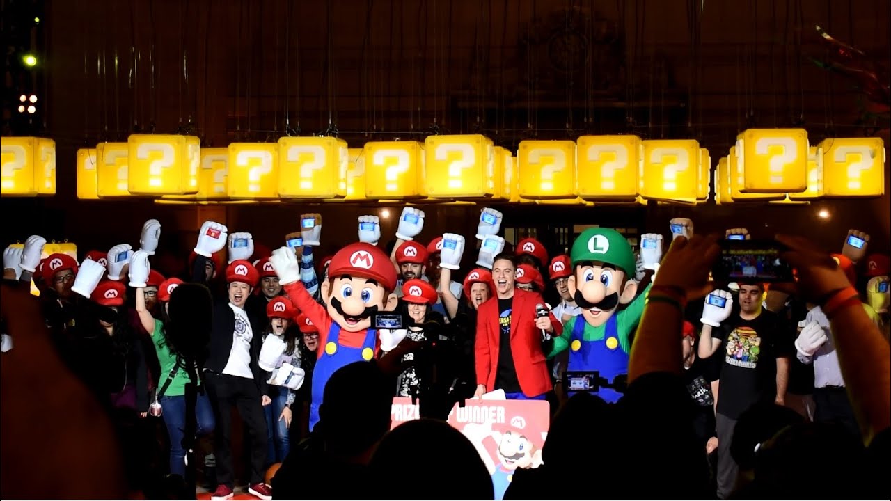 Super Nintendo World Challenge Event at Grand Central Terminal in New ...