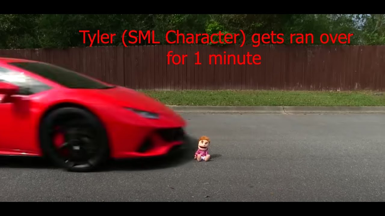 1 minute of Tyler (SML Character) being ran over - YouTube