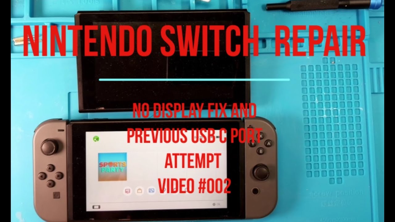 Nintendo Switch Repair / Charging but no display detailed repair video ...