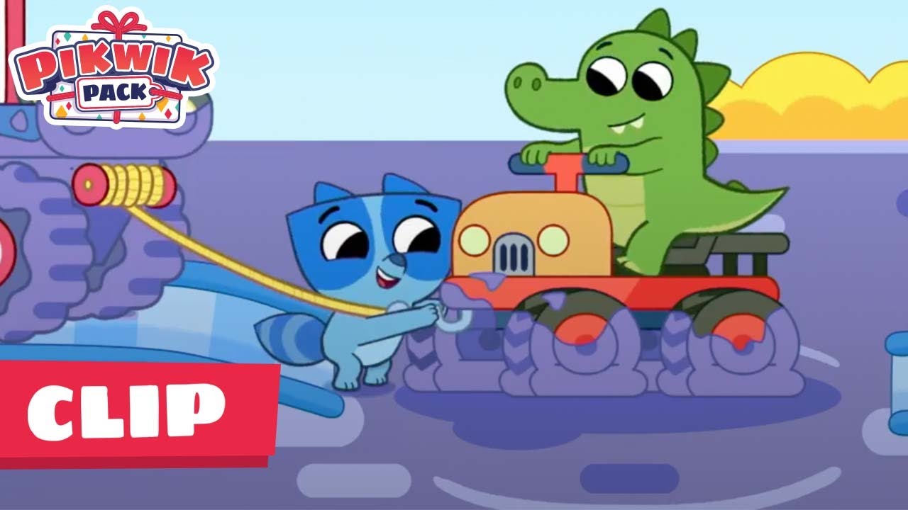 A Muddy Rescue! 🎁 Pikwik Pack Season 1 🎁 Quack Magic - YouTube