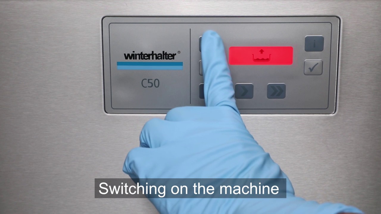 Winterhalter C50 Washing - YouTube