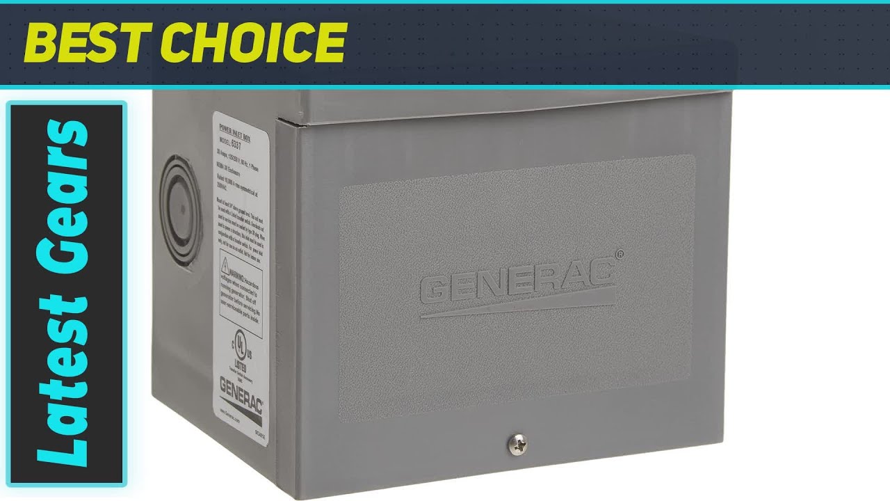 Generac 6337 30-Amp 125/250V Raintight Power Inlet Box - The Ultimate ...