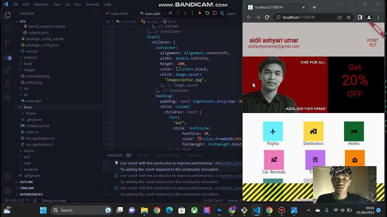 aidil ashyari umar 60200120138 pemrograman mobile - YouTube