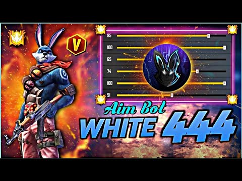 White 444 🐰 Auto HEADSHOT 🎯  Sensitivity Settings ⚡⚡ and DPI 📱 || m1014  || m1887 || 2022 New