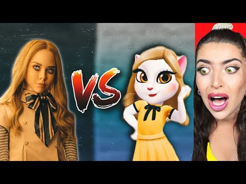 M3GAN vs TALKING ANGELA!? (CRAZIEST TRANSFORMATIONS EVER!)