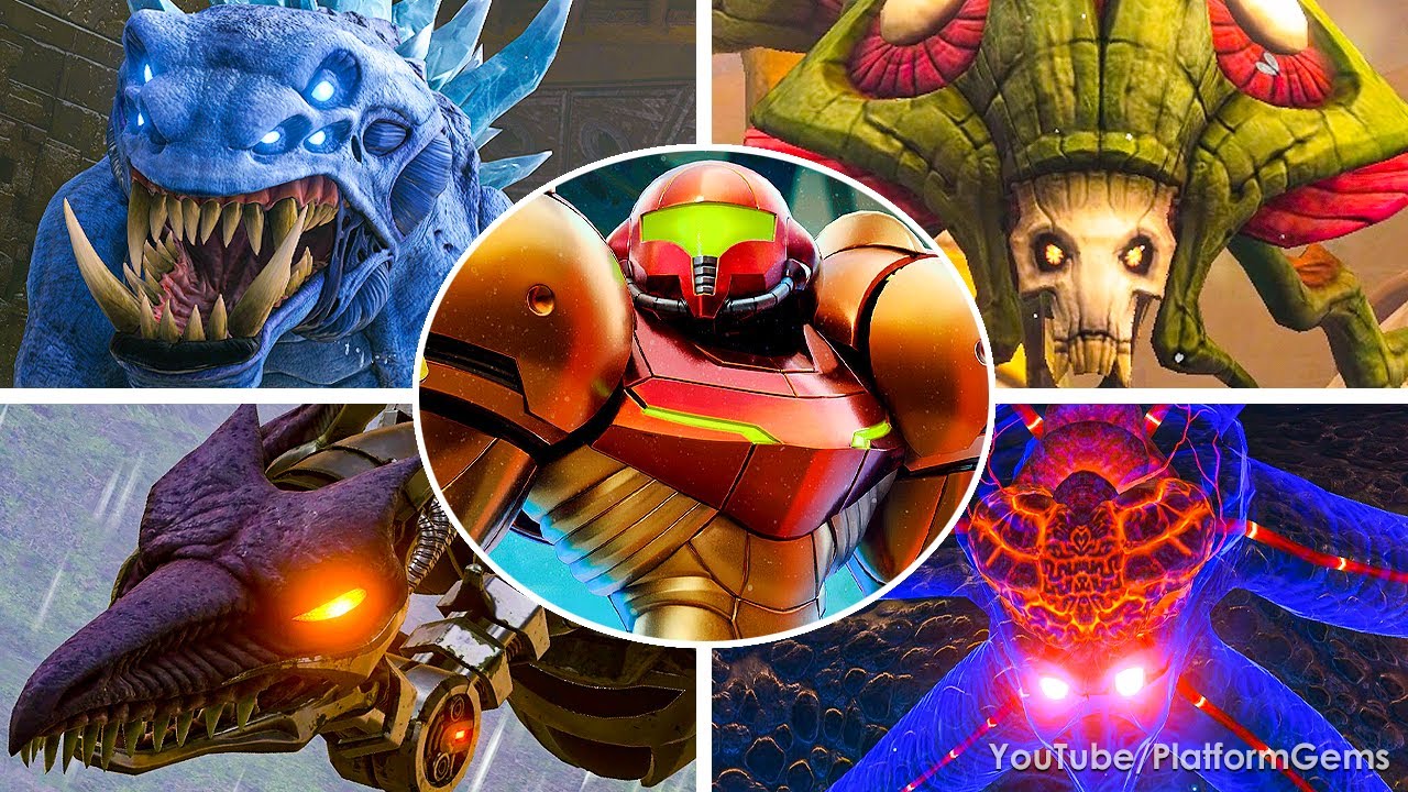 Metroid Prime Remastered - All Bosses (No Damage) - YouTube