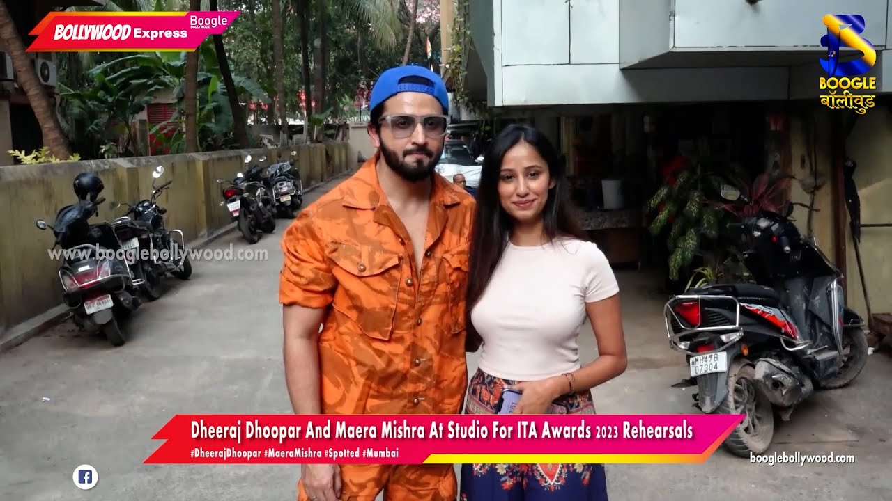 Dheeraj Dhoopar And Maera Mishra At Studio For ITA Awards 2023 ...