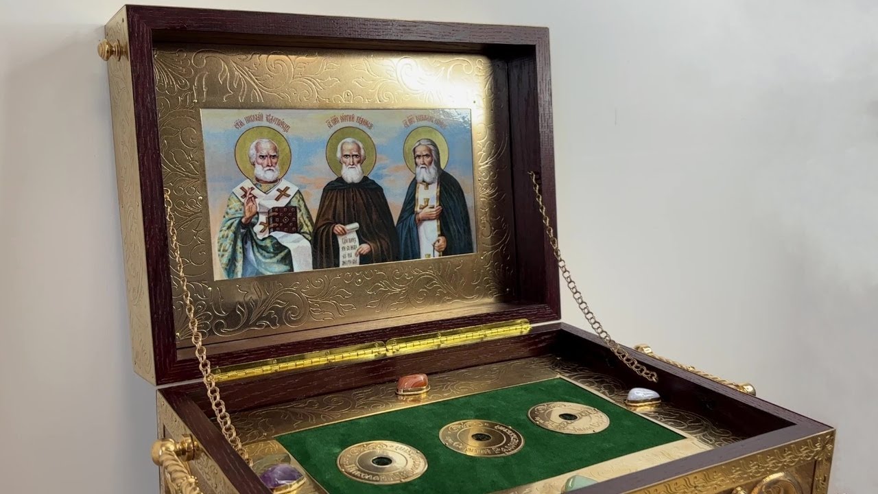 Handmade Reliquary for Holy Relics - YouTube