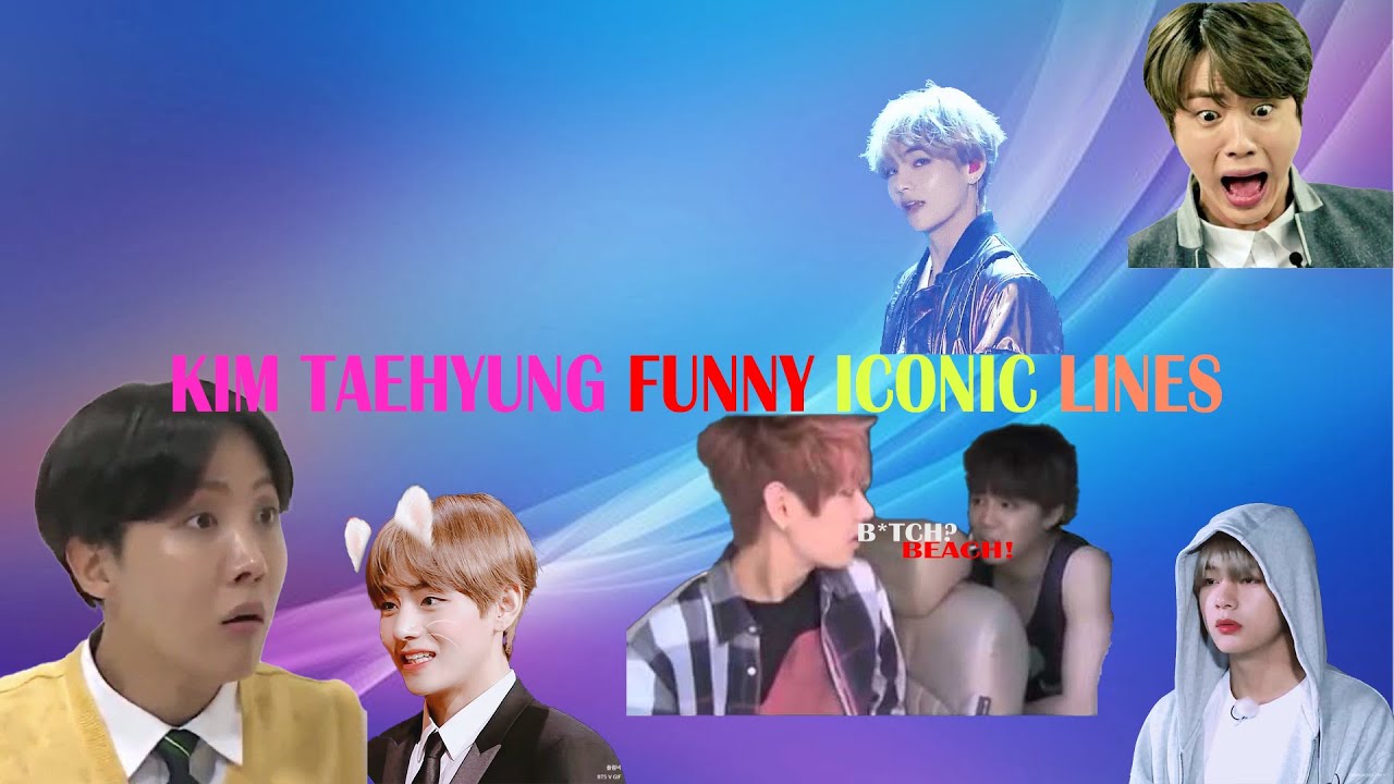 BTS V 10 ICONIC LINES | KIM TAEHYUNG ICONIC LINES | - YouTube