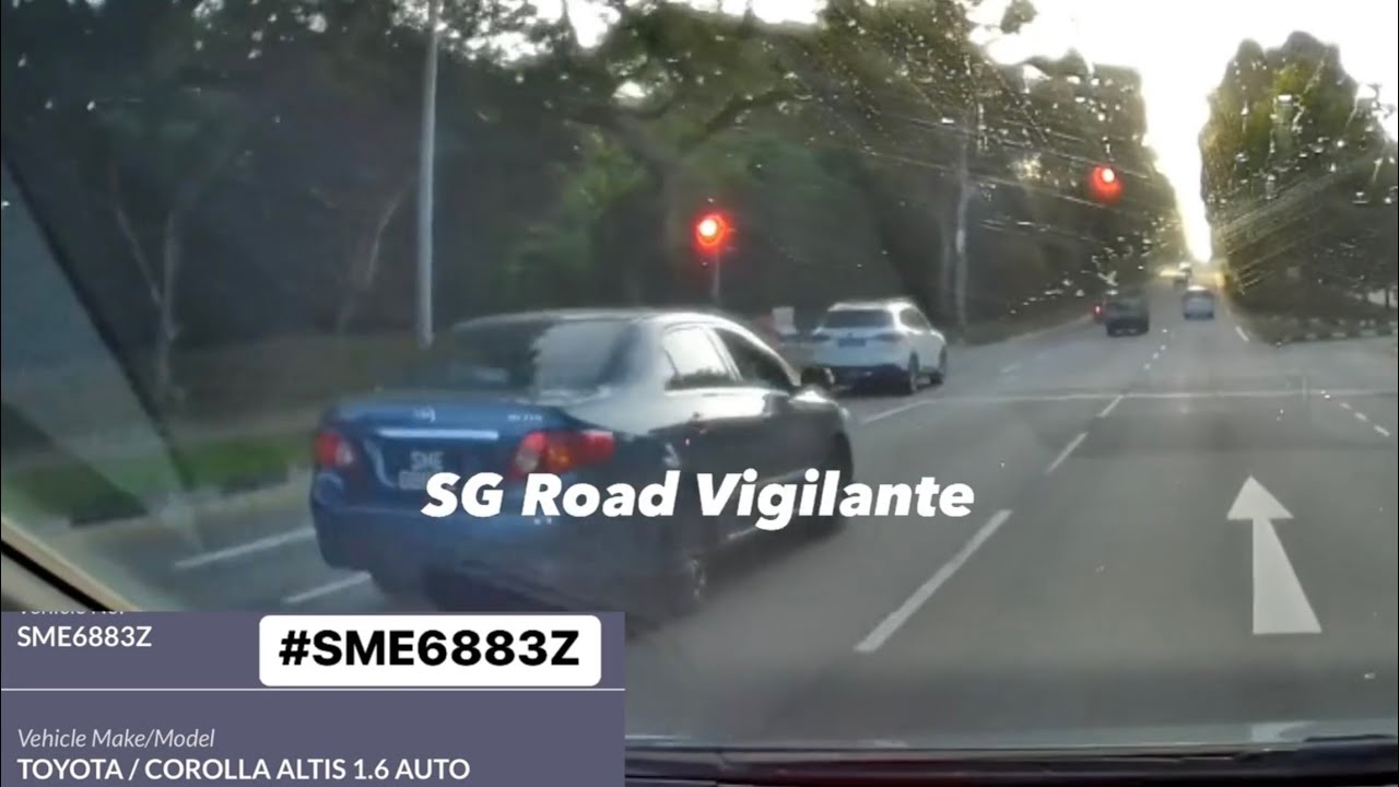 29feb2024 Yio Chu kang rd #SME6883Z toyota altis fail to conform to red ...