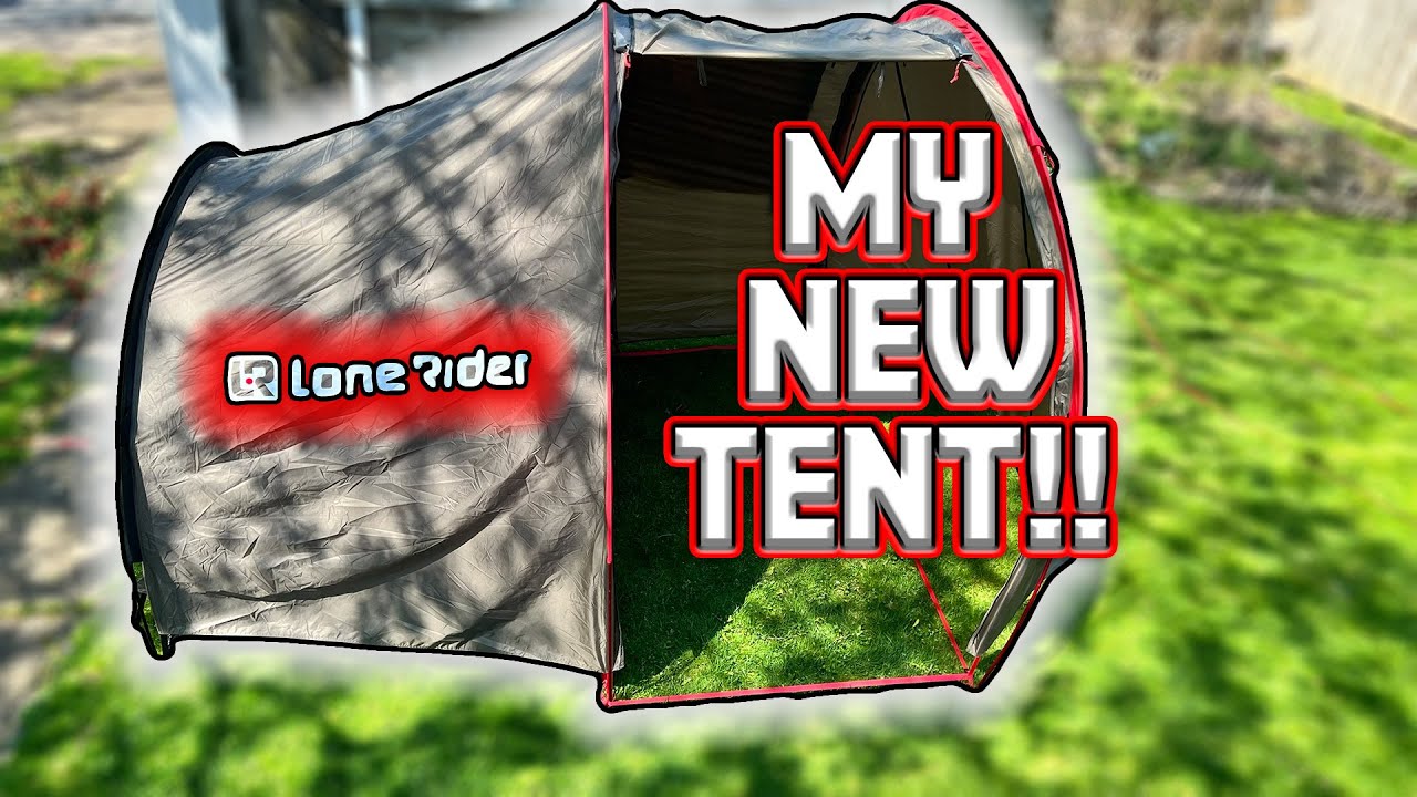 Lone Rider Moto Tent Unboxing and Set Up - YouTube