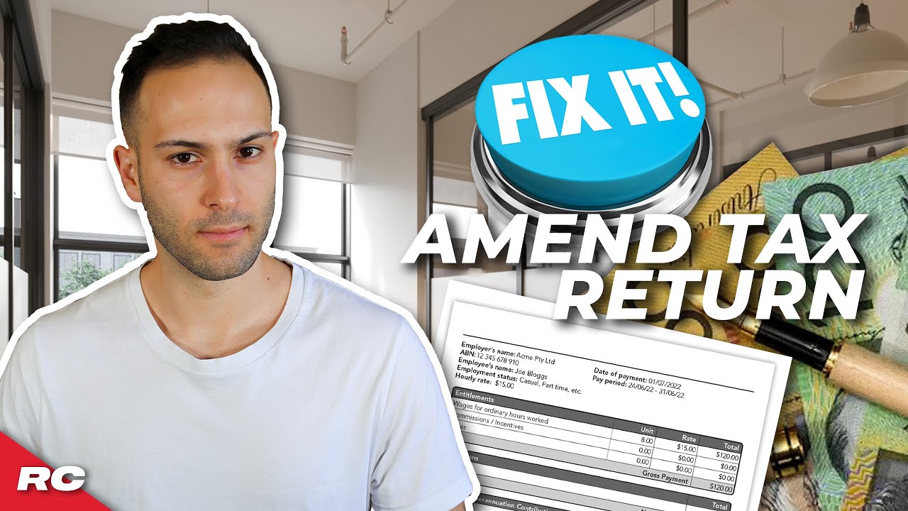 How To Amend Fix Your Tax Return Tax Time ATO YouTube How To Amend Fix Your Tax Return Tax Time ATO YouTube