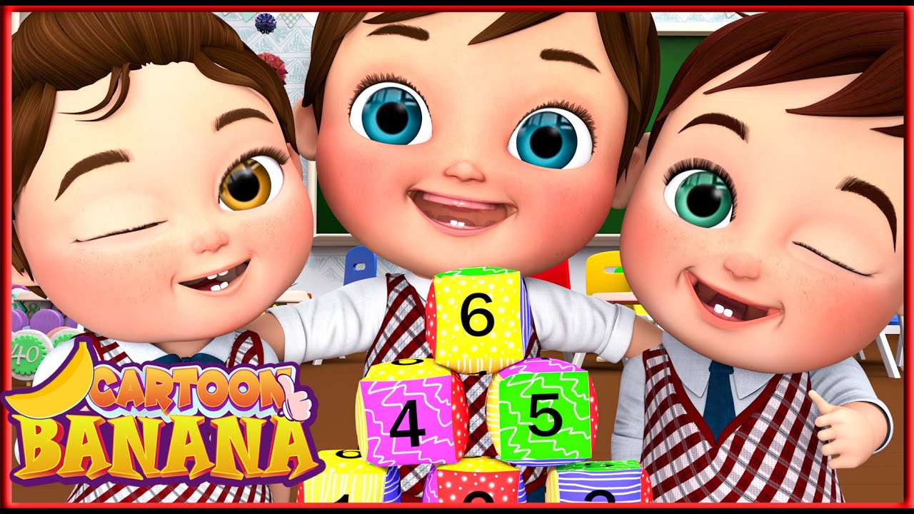 Counting to Ten Tune - Kids Rhymes - Cartoon - Animation Banana ...