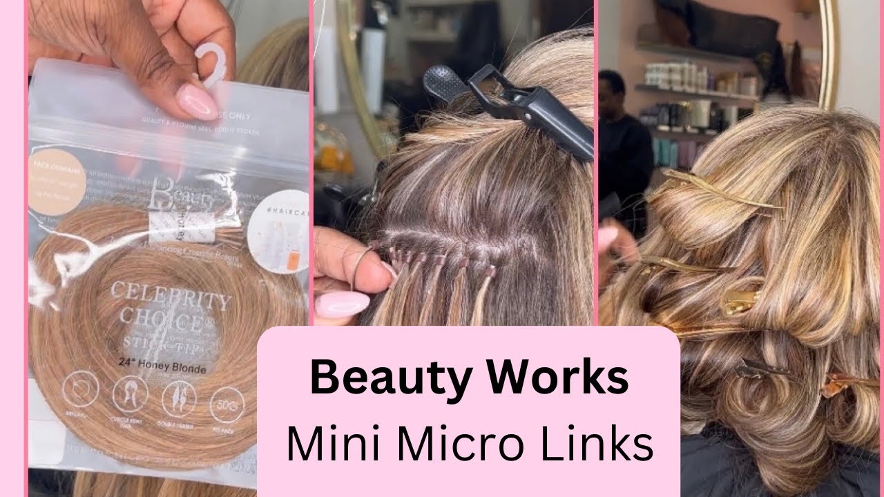 How to: Mini micro links full install [house of hair uk] - YouTube