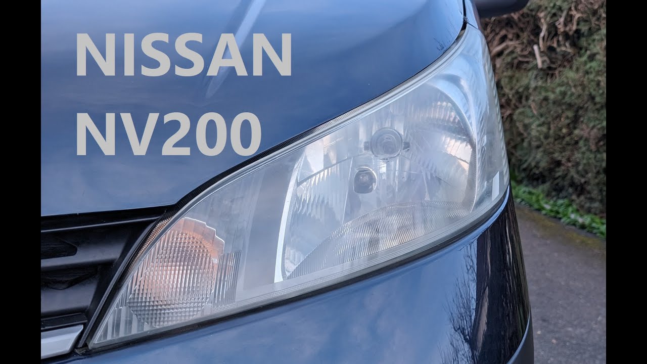 How to remove / replace the headlights on a Nissan NV200. - YouTube